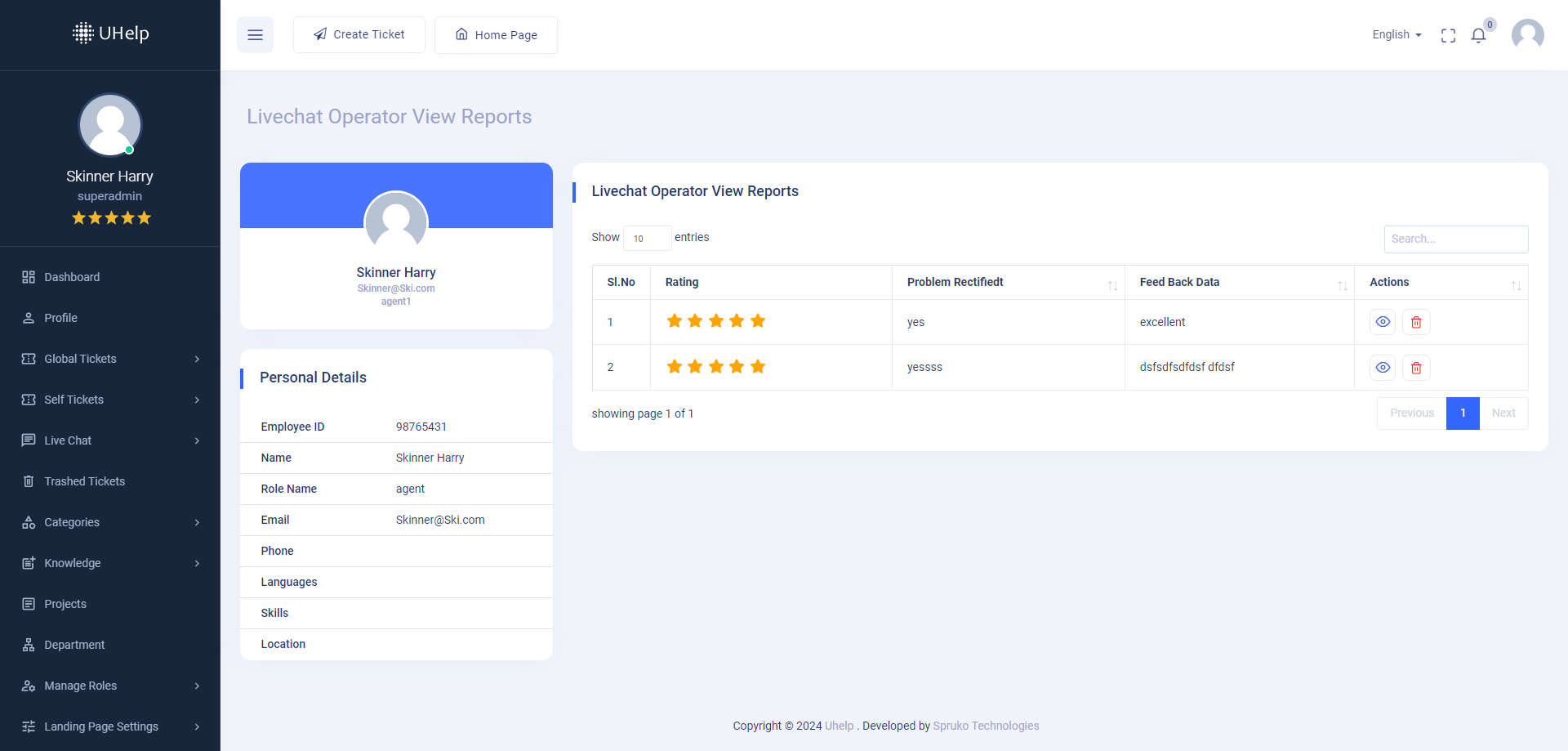 UHelp-helpdesk software